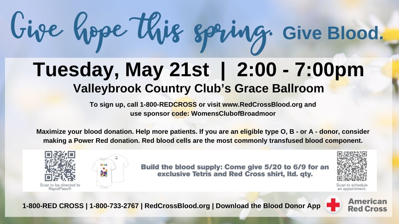 Blood Drive - Valleybrook Country Club